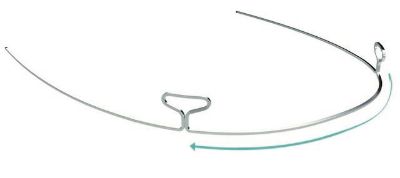 IOS Ortho. 2-Keyhole SS Wire .019 X .025 42 mm - PK/10